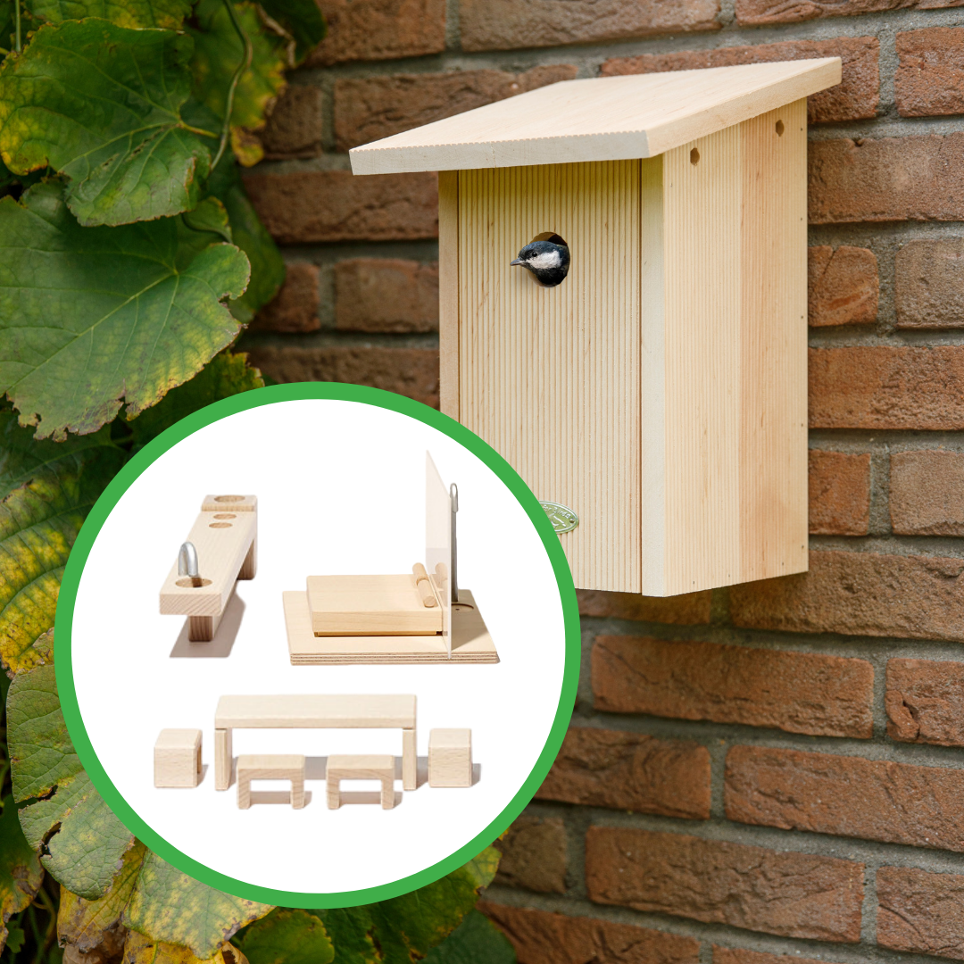 SNEAKPEEK! Luxury extension set for the nesting box! - Esschert Design