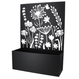 New from Esschert Design: This modern flower box with trellis, as ...